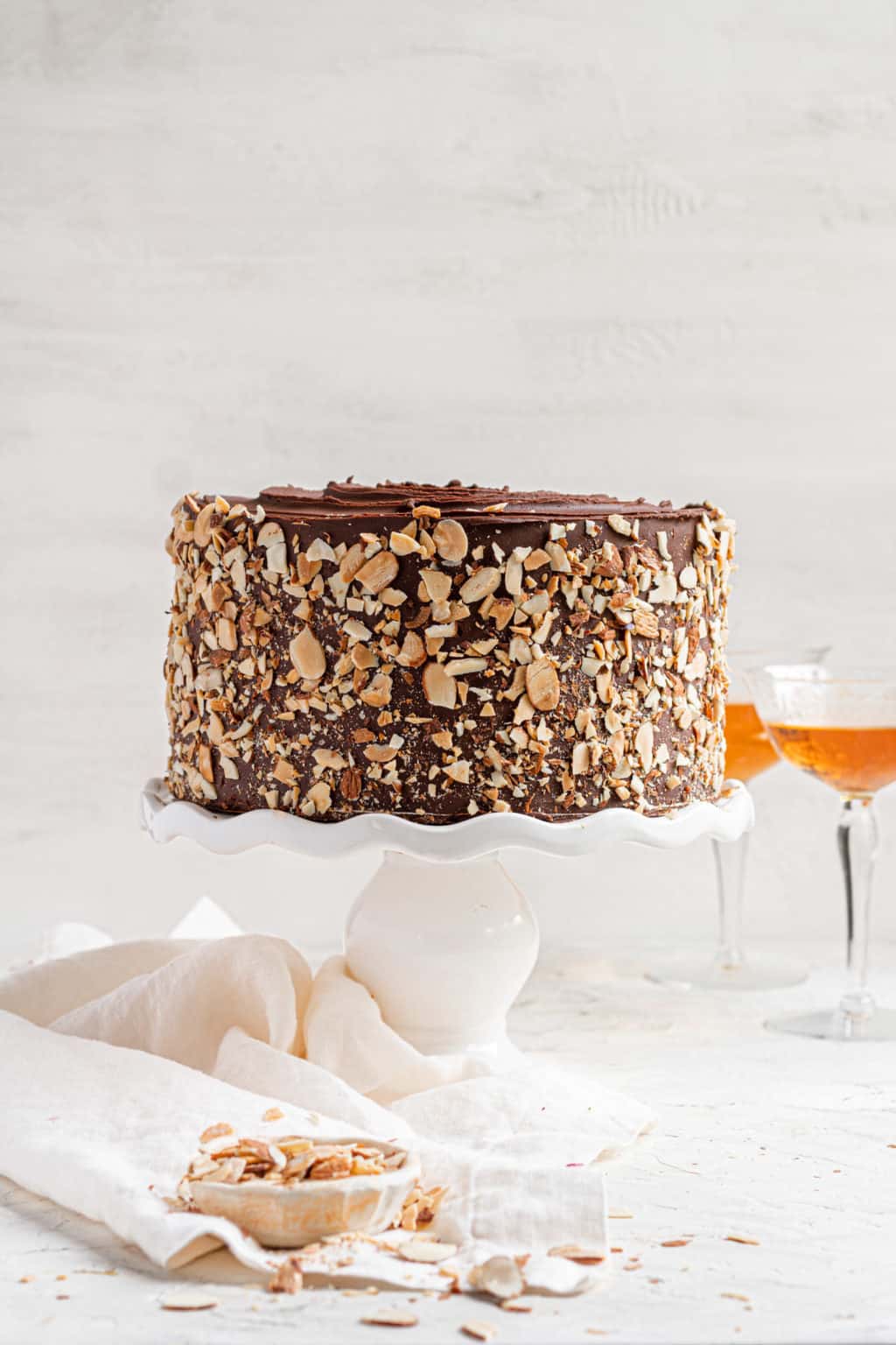 Amaretto Passover Cake is an impressive Passover dessert s