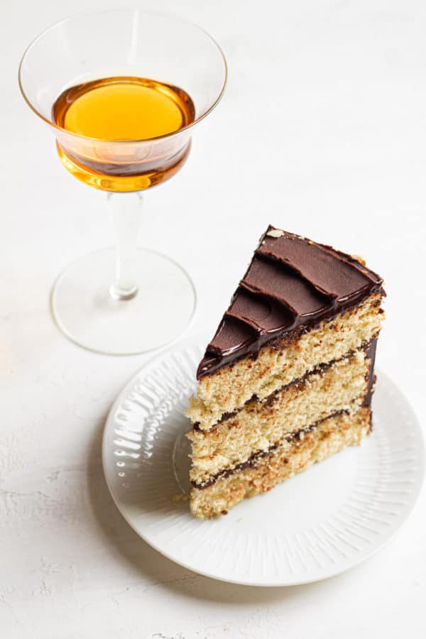 Amaretto Passover Cake is an impressive Passover dessert s