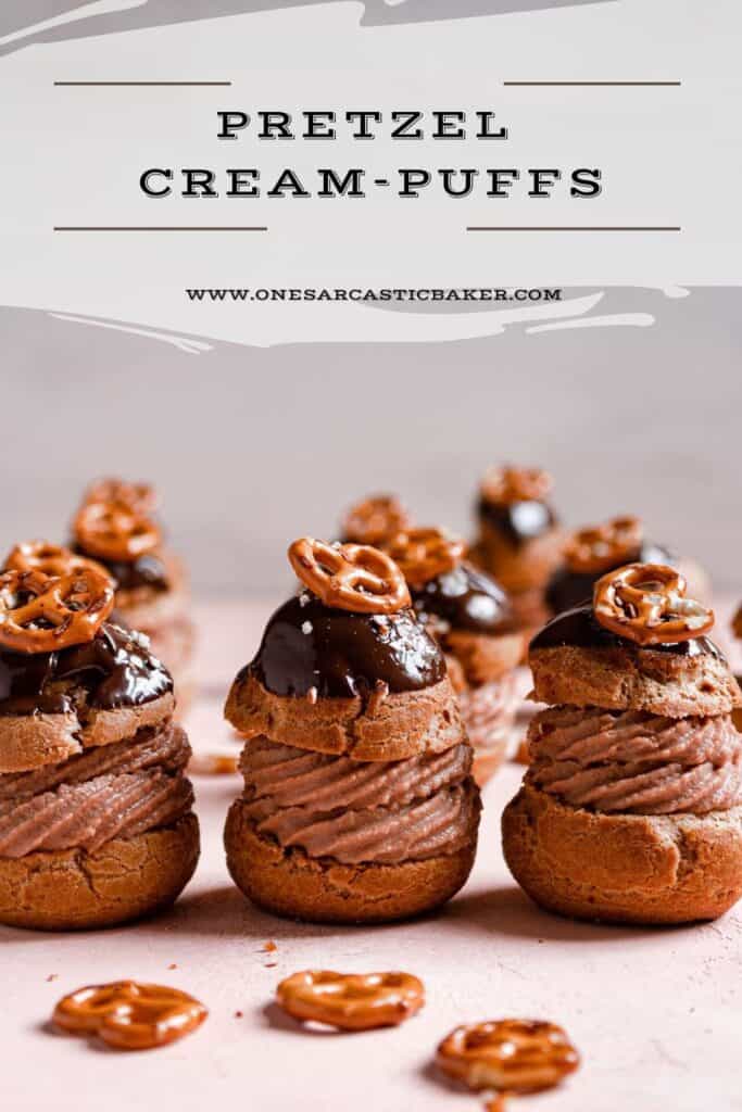 These Pretzel Cream puffs are a special version of the delicious dessert