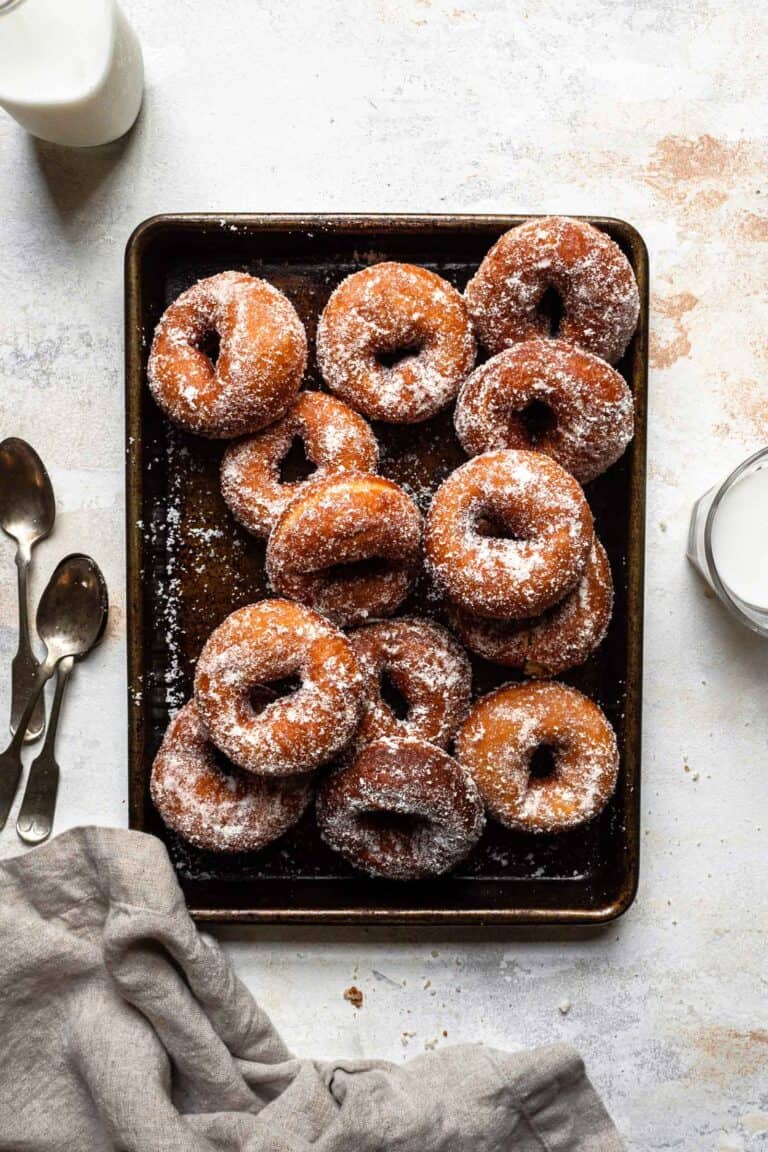 These Potato Donuts have a fluffy and soft texture.