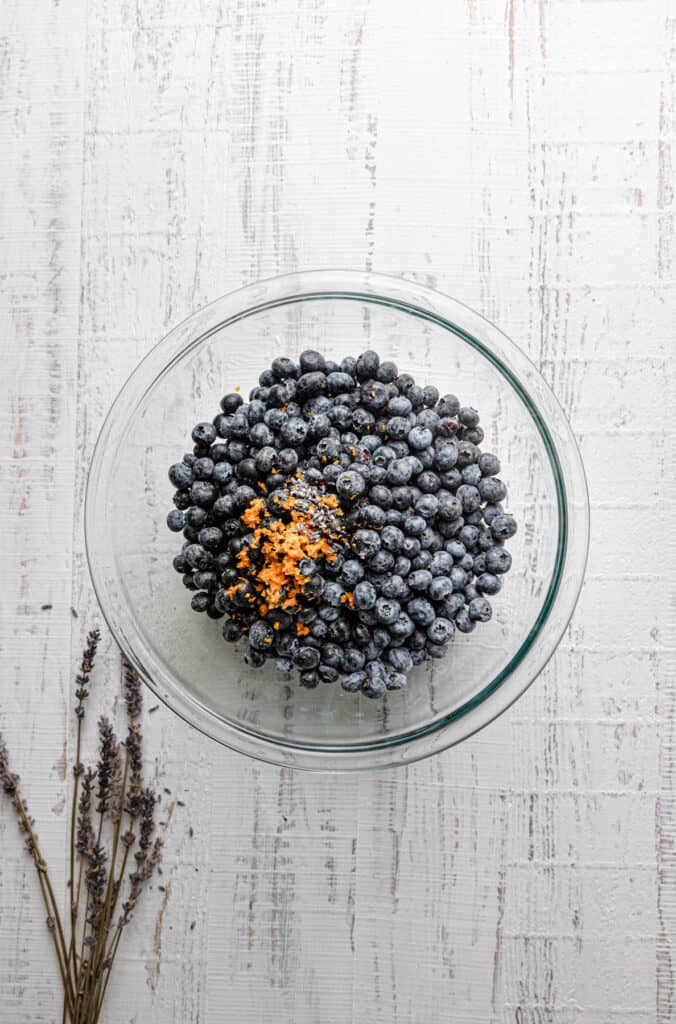 Blueberry Lavender Pie it is so indulging yet light and fresh.