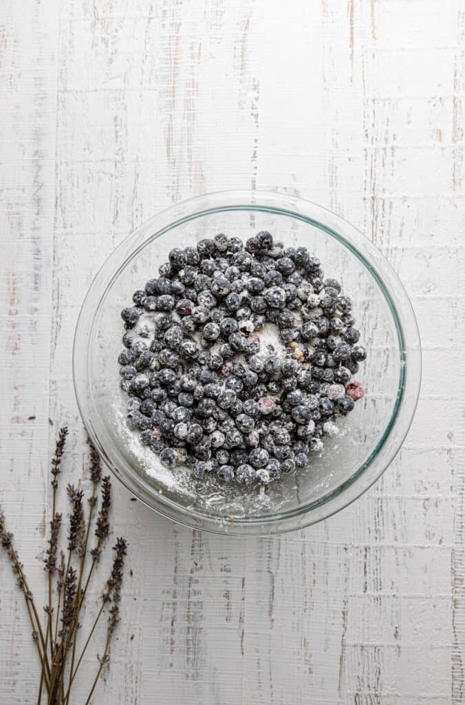 Blueberry Lavender Pie it is so indulging yet light and fresh.