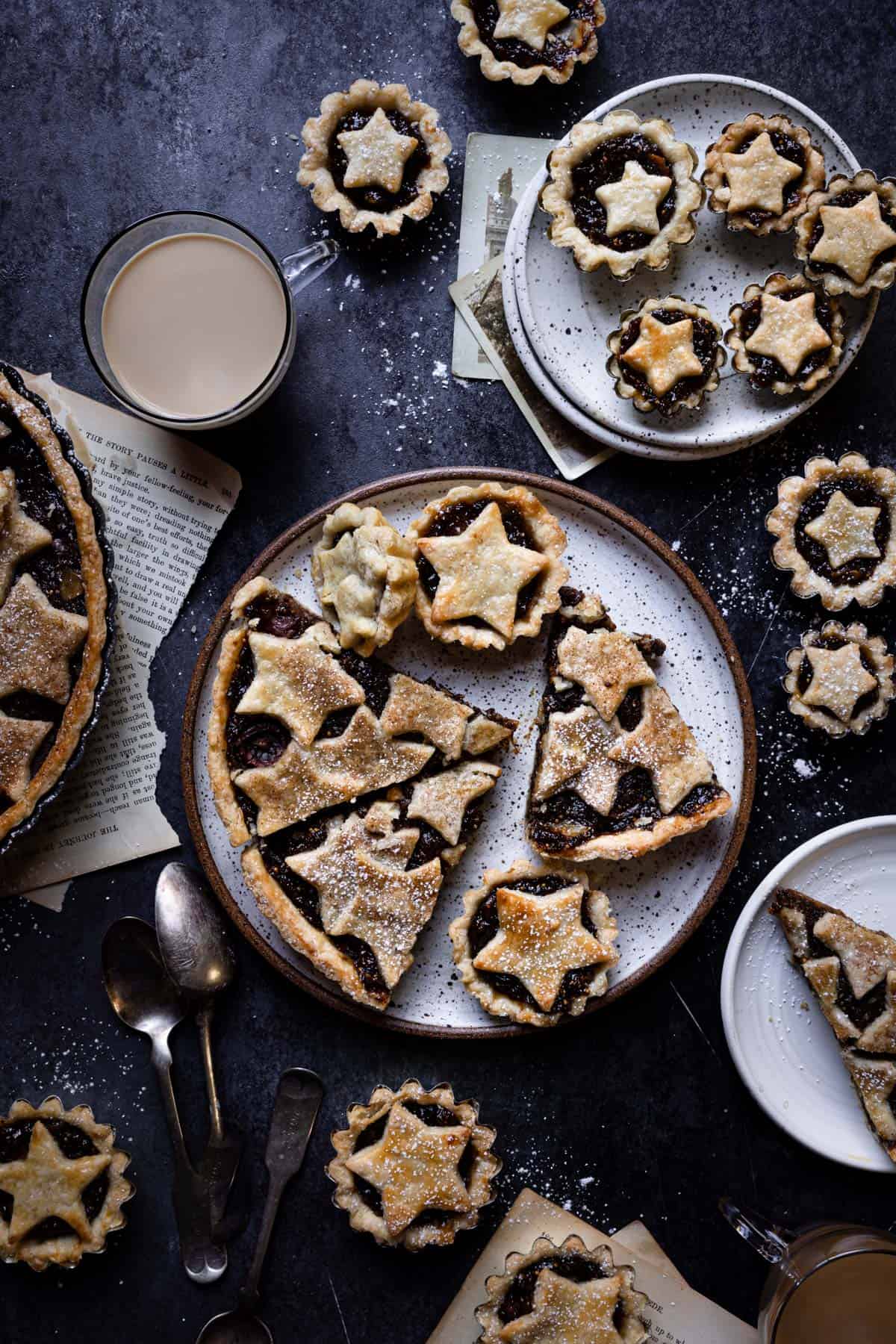 Star Pie has a tender crust, sweet and crunchy filling and warm spice.