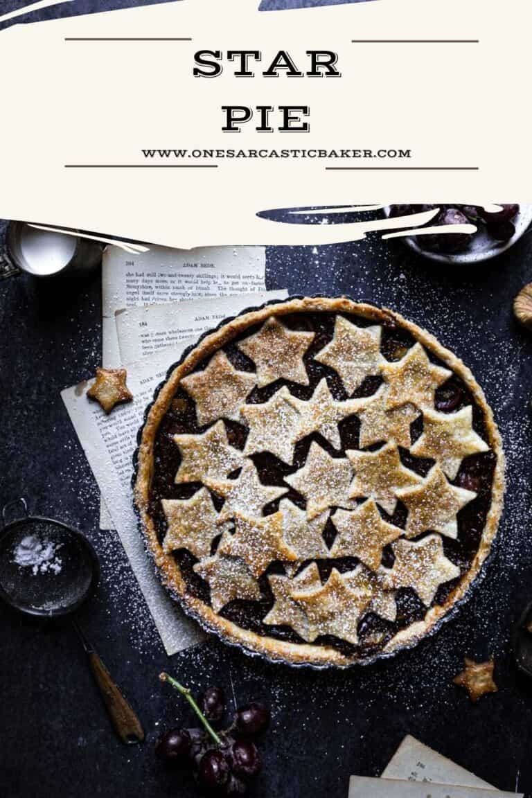 Star Pie has a tender crust, sweet and crunchy filling and warm spice.