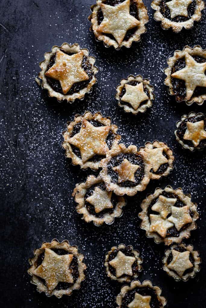 Star Pie has a tender crust, sweet and crunchy filling and warm spice.
