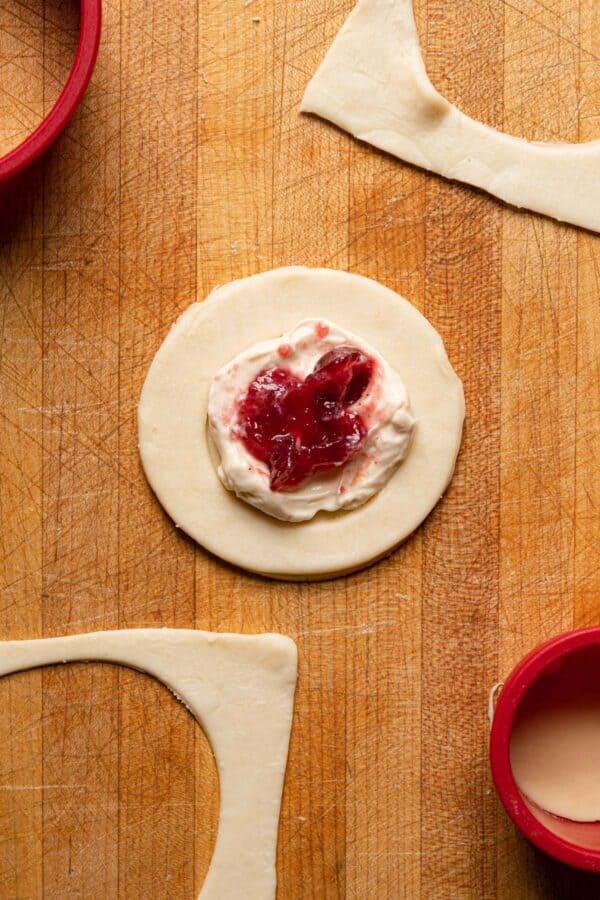 cream cheese breakfast pastries are flaky, creamy, and delicious