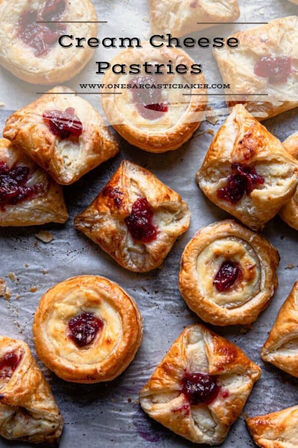 cream cheese breakfast pastries are flaky, creamy, and delicious