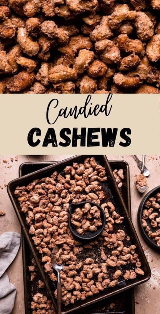Candied Cashews Super fast and super easy recipe.