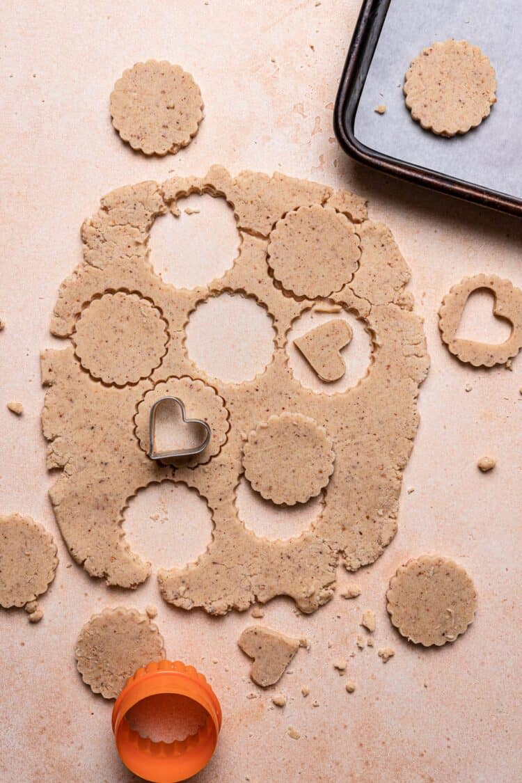 Hazelnut Shortbread Cookies, melt in the mouth delicious cookies.