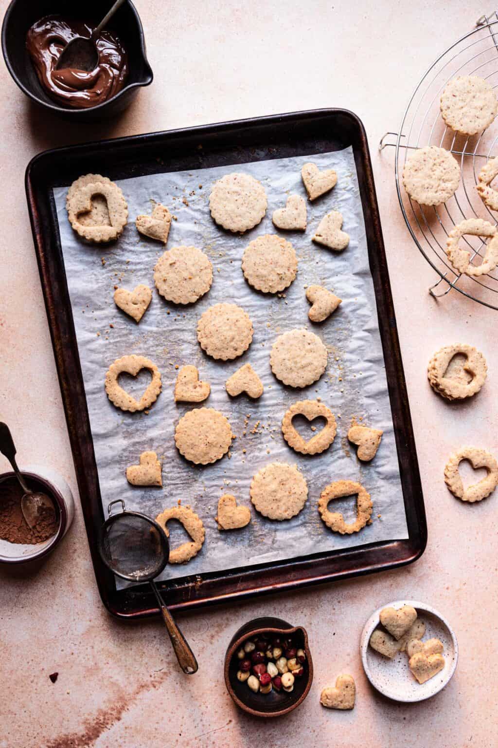 Hazelnut Shortbread Cookies, melt in the mouth delicious cookies.