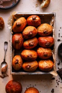 Sfenj Moroccan donuts are made of a sticky unsweetened dough