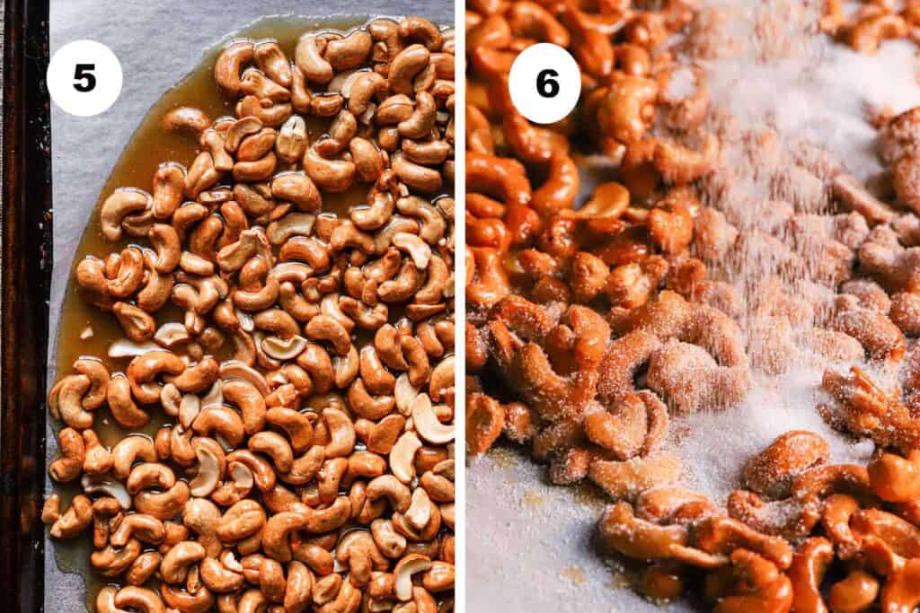 Honey roasted cashews easy homemade recipe