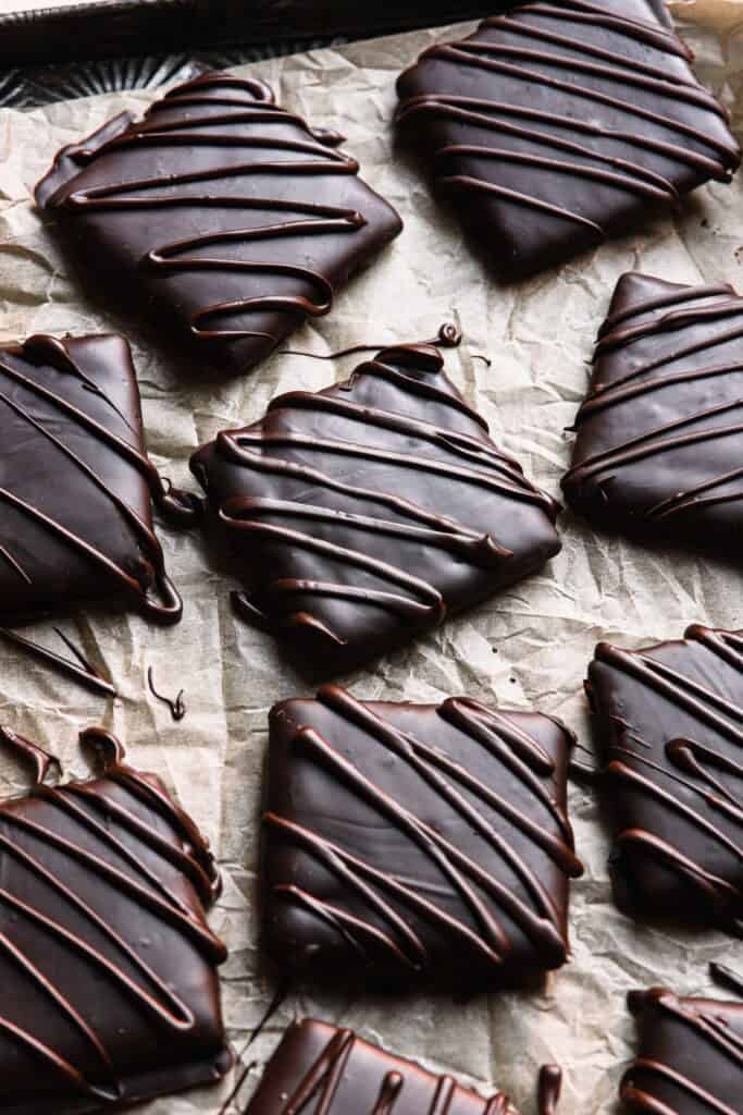 chocolate covered graham crackers, no bake recipe