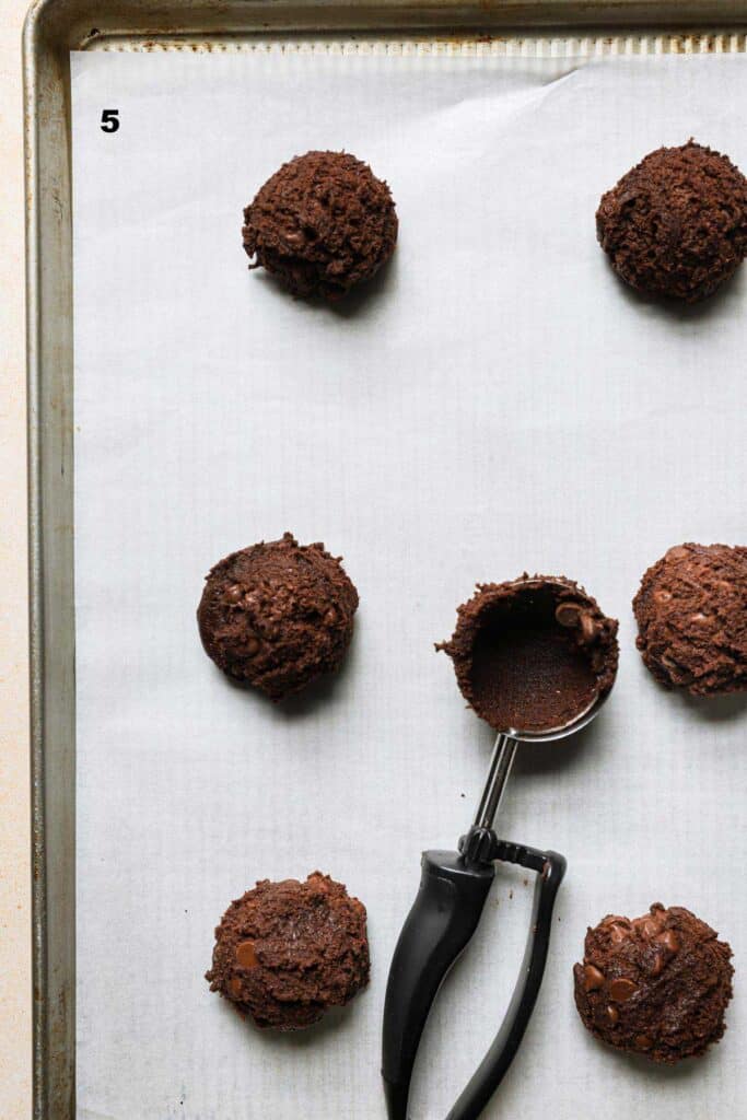 Triple Chocolate drop cookies recipe fudgy and easy