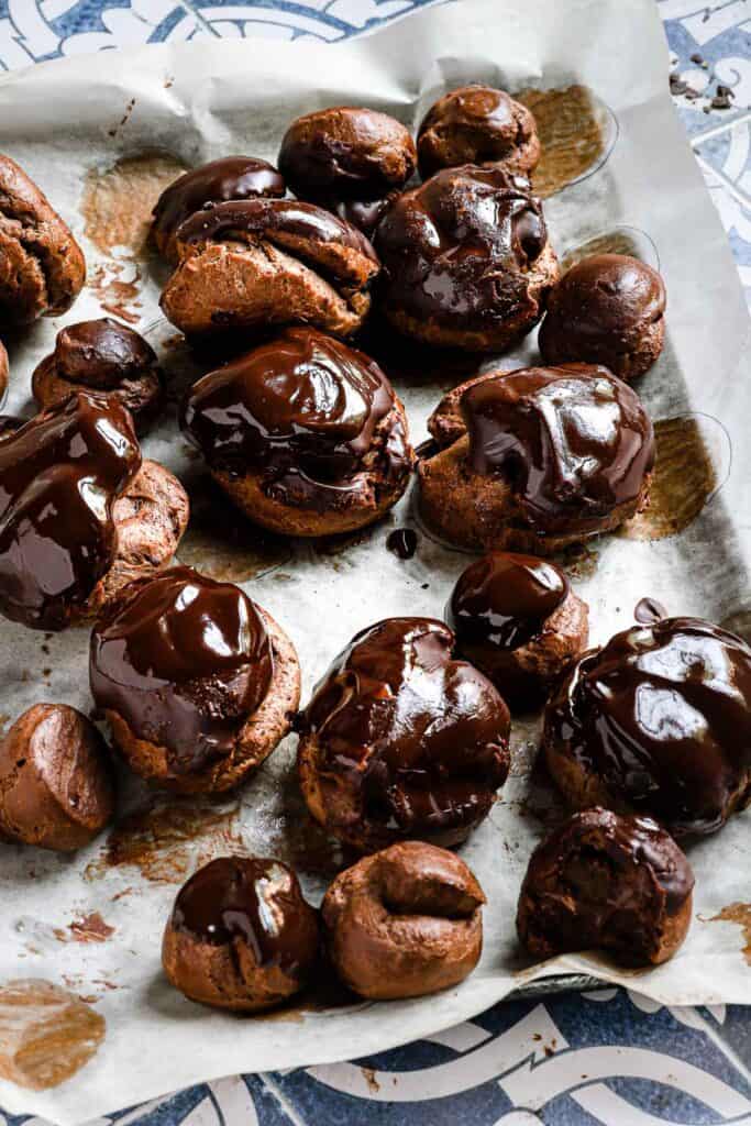 Chocolate Cream Puffs Recipe- One Sarcastic Baker
