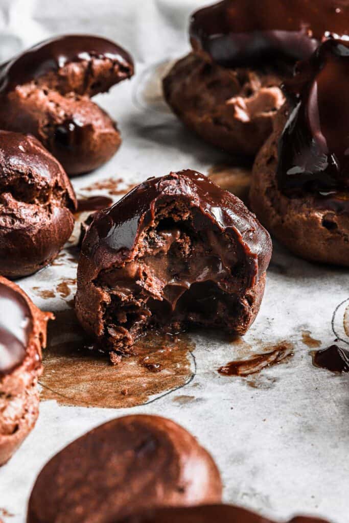Chocolate Cream Puffs Recipe including tips and trouble shooting