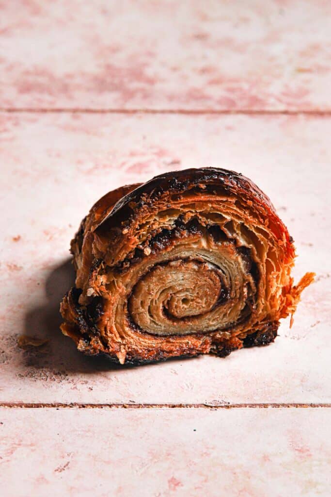 Easy chocolate puff pastry croissants (rugelach) recipe