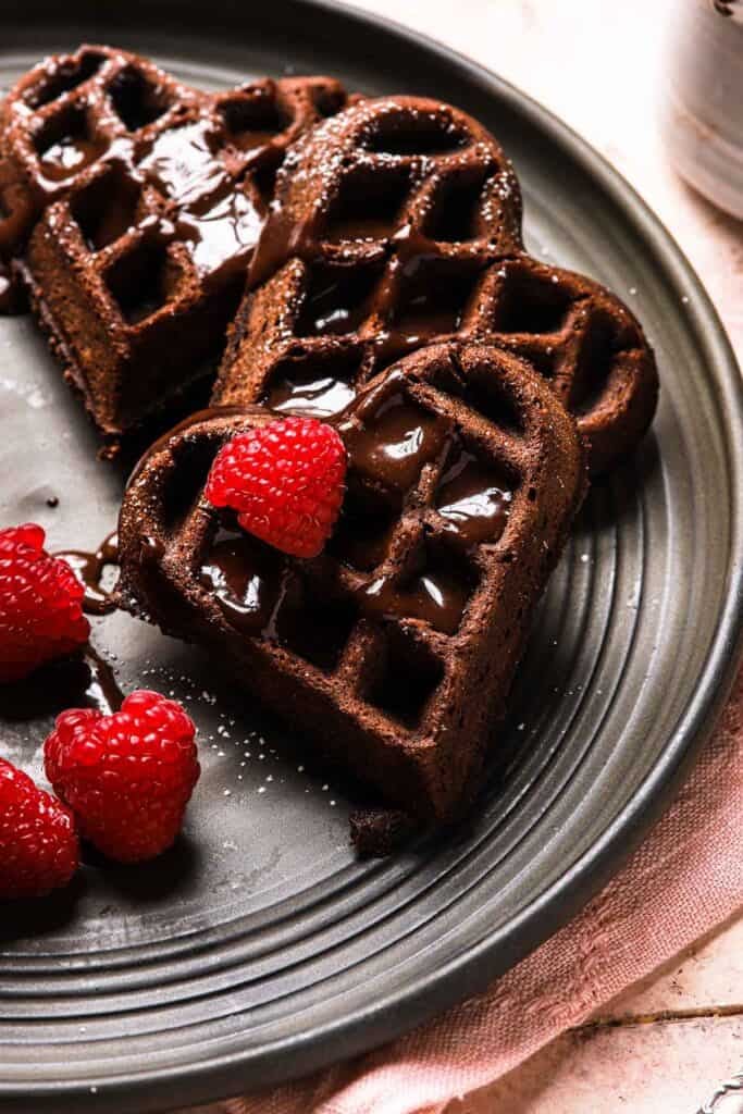 The Best Chocolate Waffles Recipe - One Sarcastic Baker