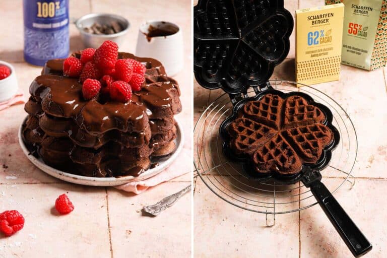 The Best Chocolate Waffles Recipe - One Sarcastic Baker