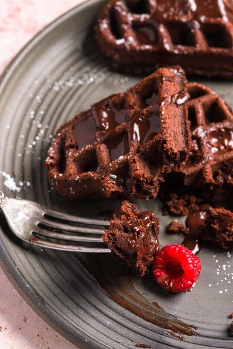 The Best Chocolate Waffles Recipe - One Sarcastic Baker