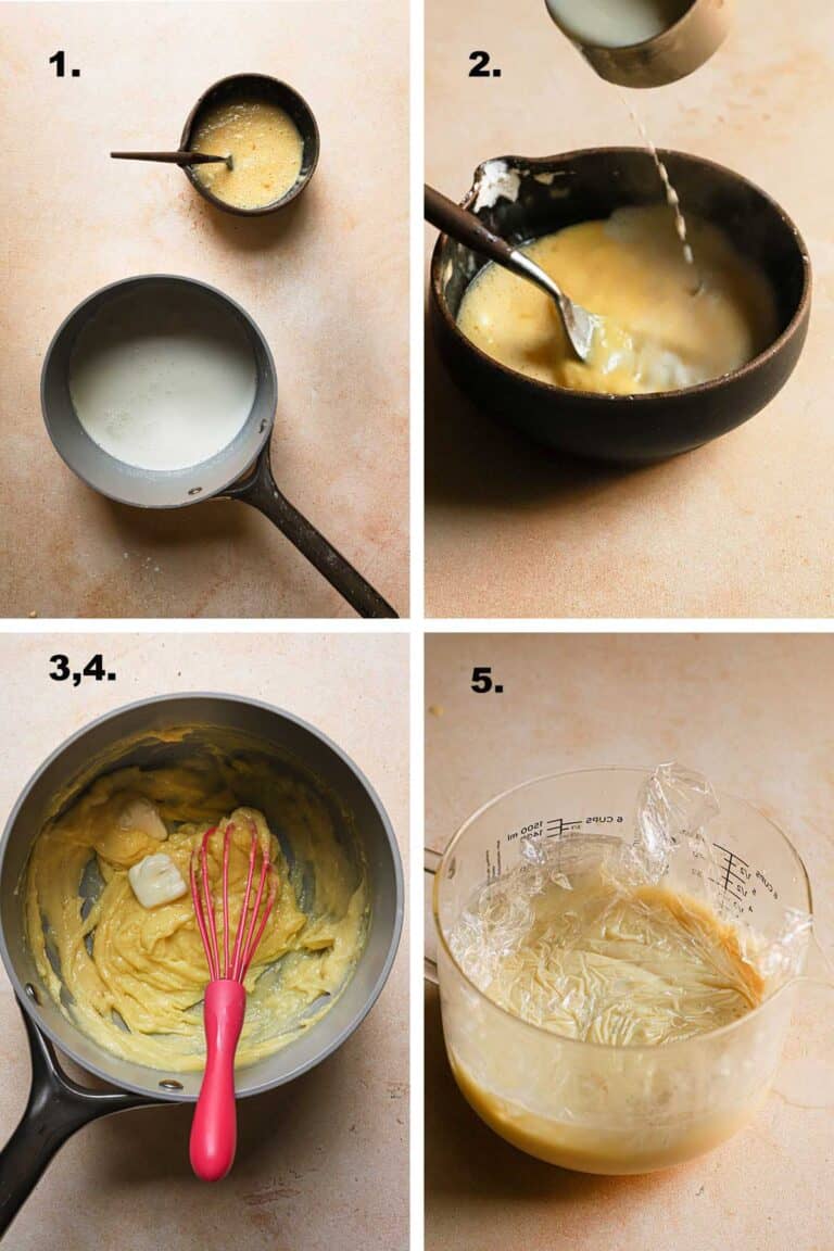 Creme Legere Recipe (pastry cream lightened with whipped cream)