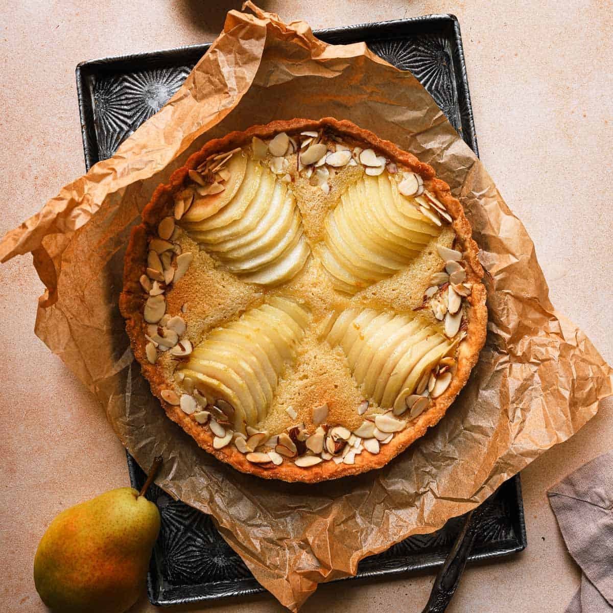 Pear Frangipane Tart Recipe