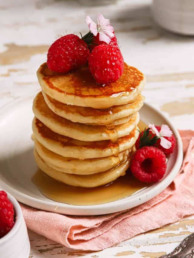 Mini Pancakes Recipe - One Sarcastic Baker