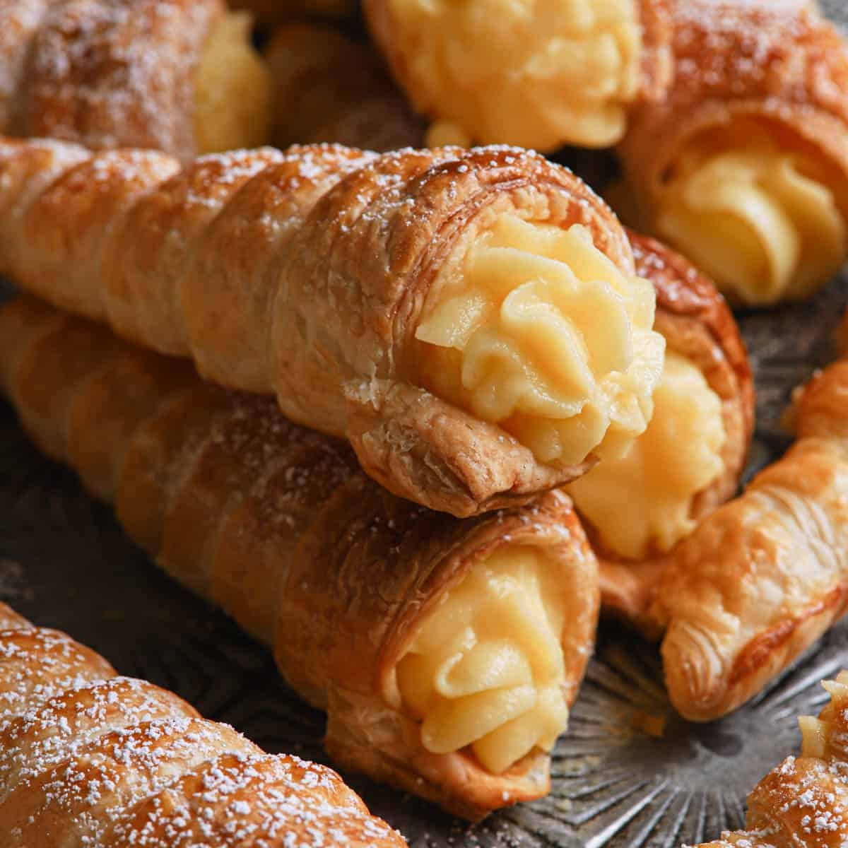 Cannoncini, Italian Cream Horns