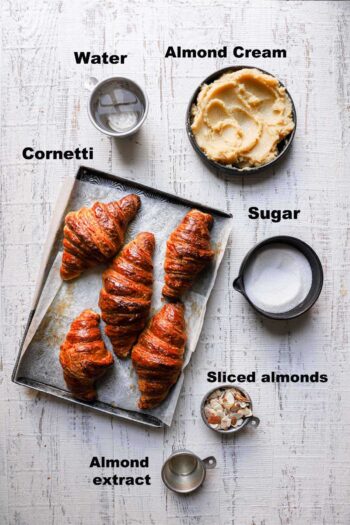 Almond Cornetto - Italian Almond Croissant