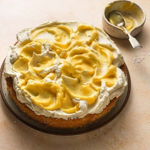 Limoncello Mascarpone Cake - Italian Lemon Cake