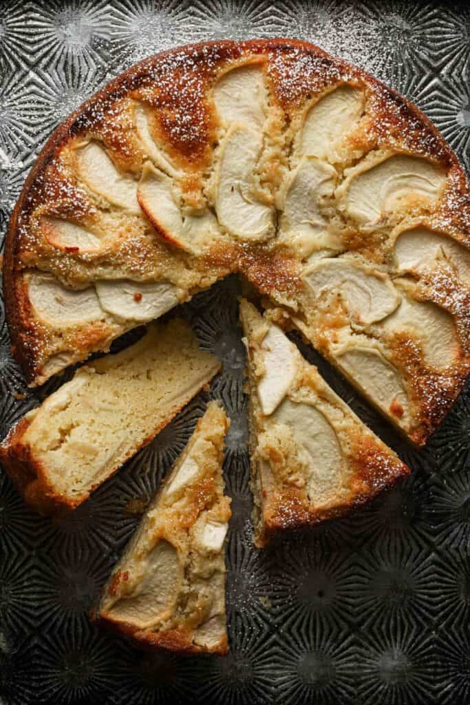 Tender and Moist Italian apple cake (Torta Di Mele)