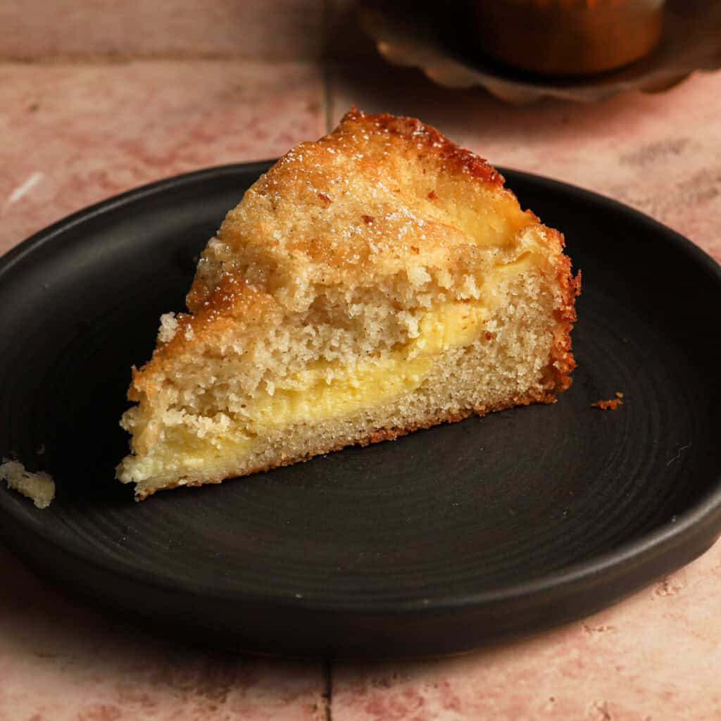 Torta Nua, Italian Custard Cake