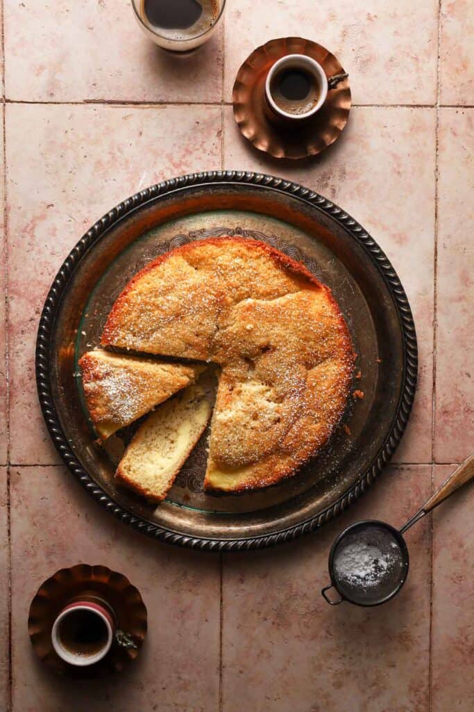 Torta Nua, Italian Custard Cake