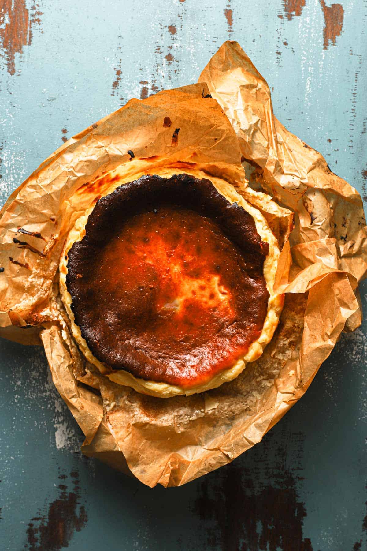 san sebastian cheesecake (Spanish Burnt Cheesecake)