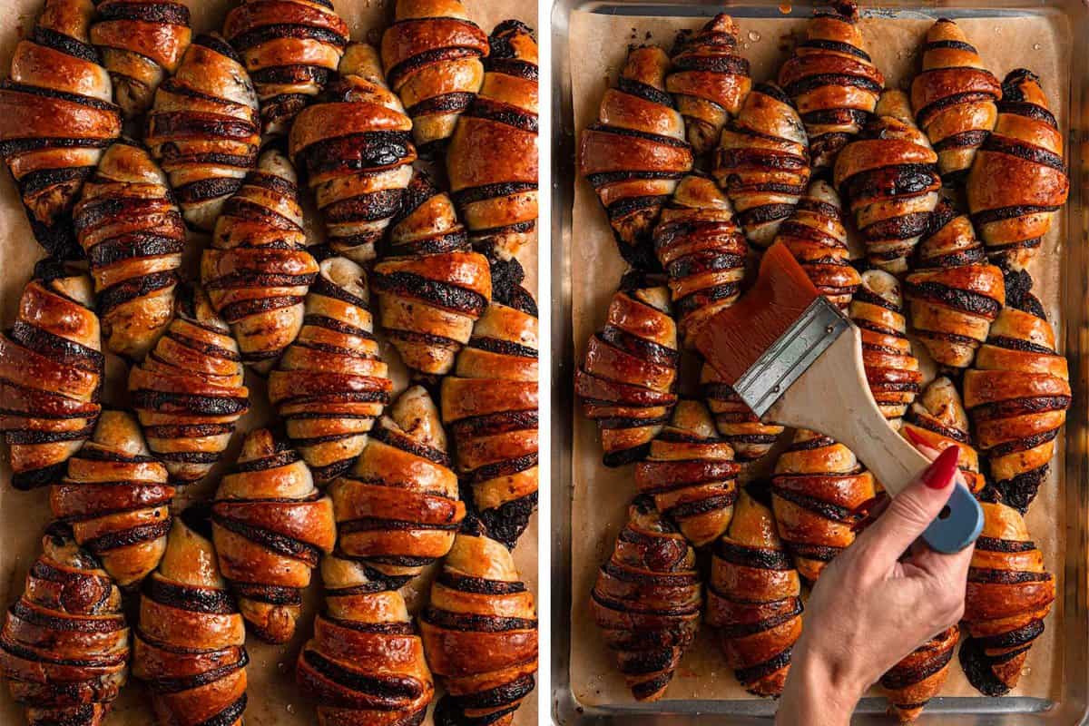 Israeli chocolate rugelach