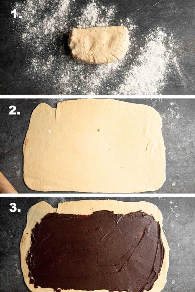 Israeli chocolate rugelach