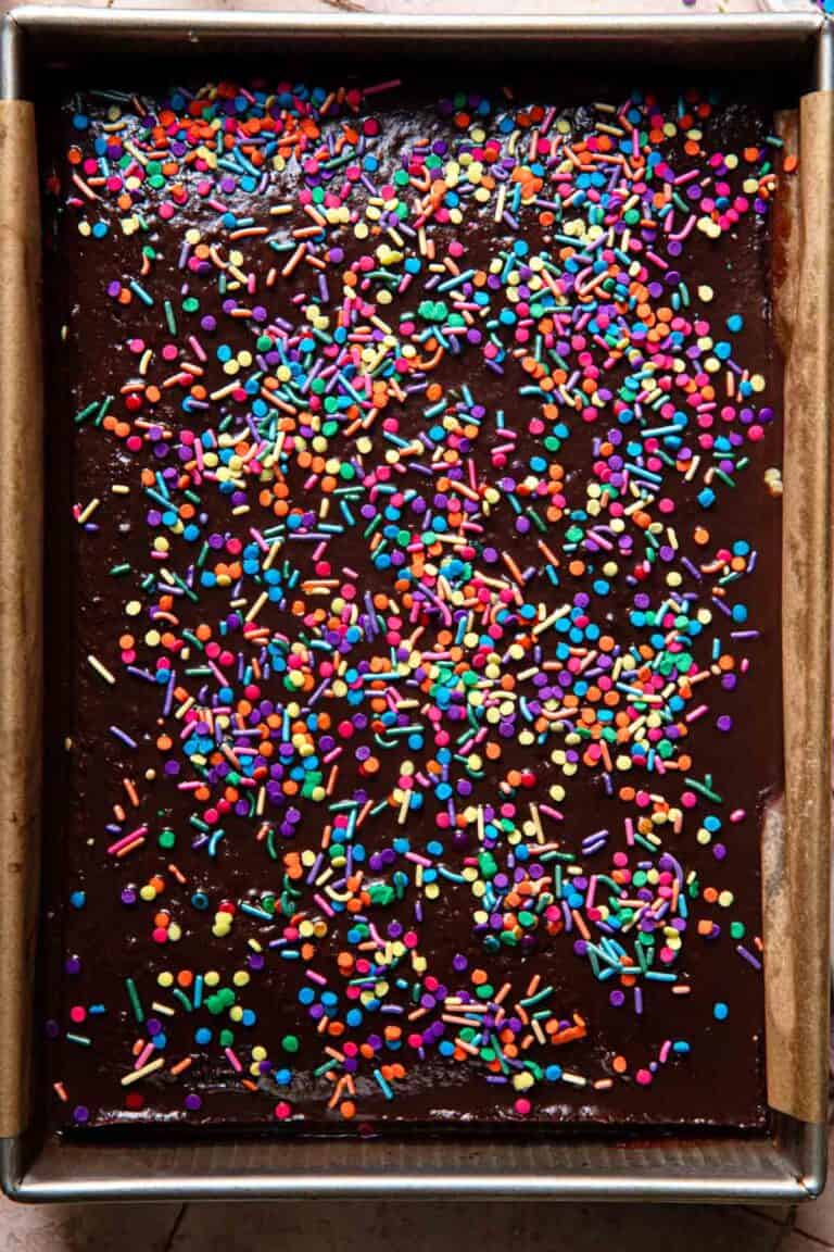 chocolate sprinkle cake (Israeli Style)