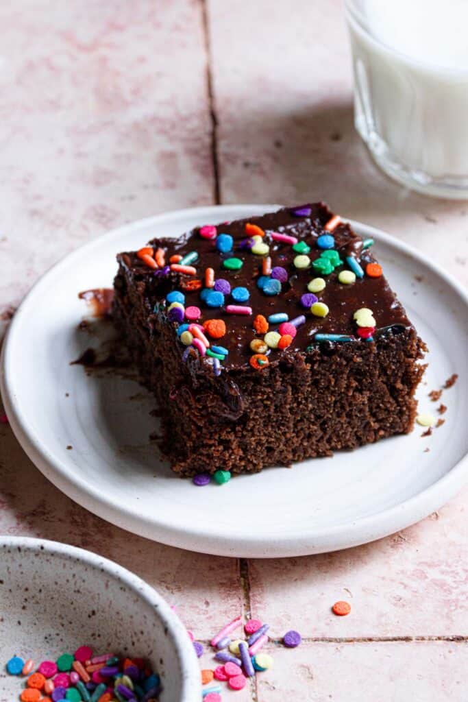 chocolate sprinkle cake (Israeli Style)