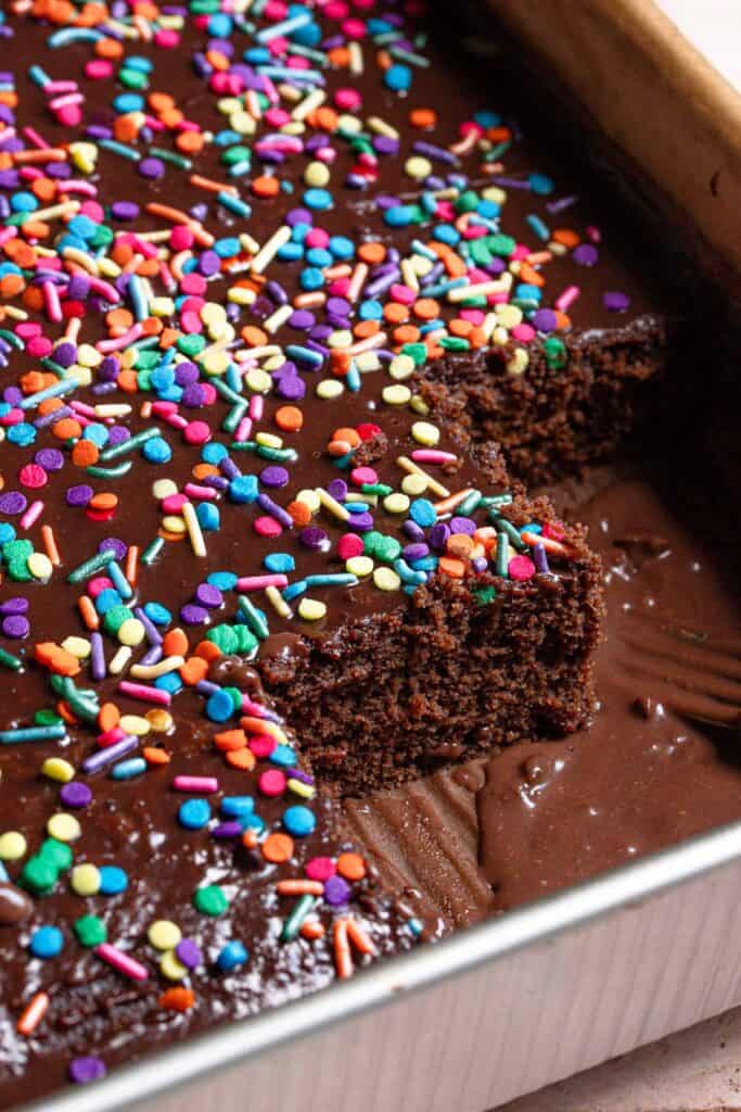 chocolate sprinkle cake (Israeli Style)