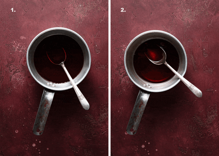 Israeli Malabi, A Honey and Milk Pudding.