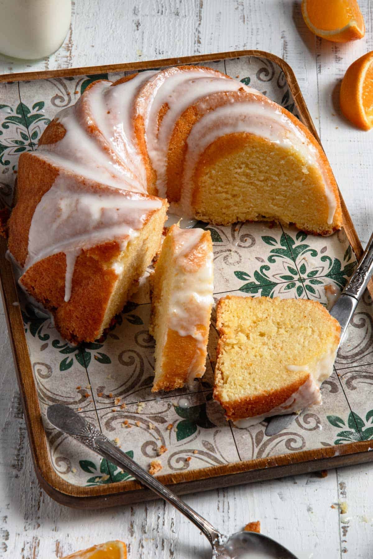 Orange Pound Cake, Easy Homemade Recipe