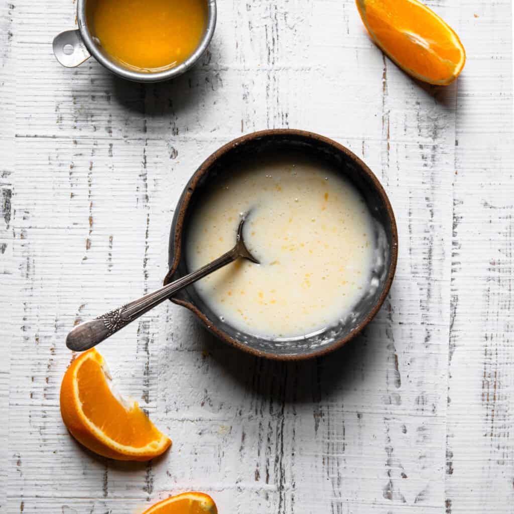 Two Ingredients Orange Glaze Recipe