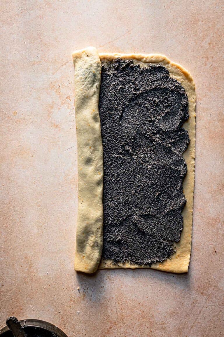 Beigli recipe (Poppy seed and Walnut Rolls), Plus non-dairy option