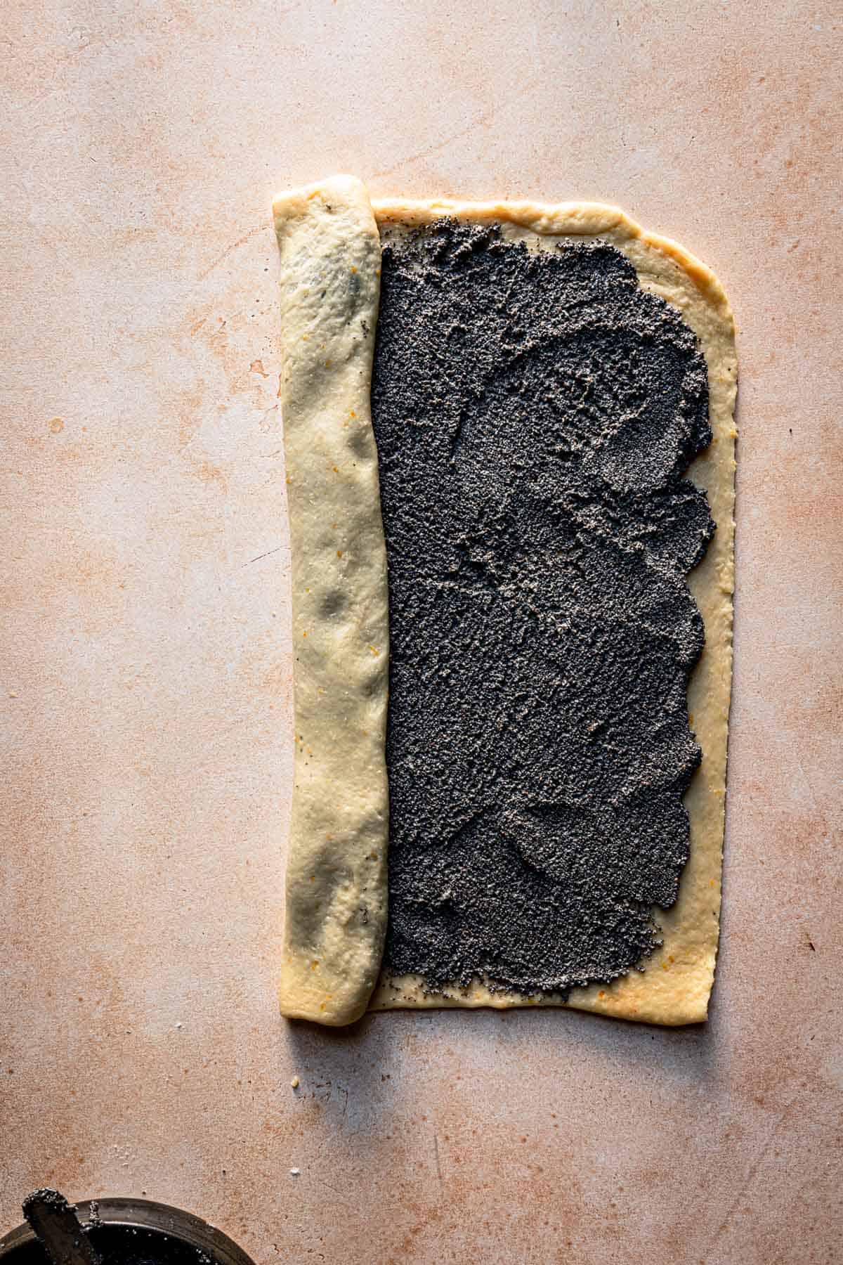 Beigli recipe (Poppy seed and Walnut Rolls), Plus non-dairy option