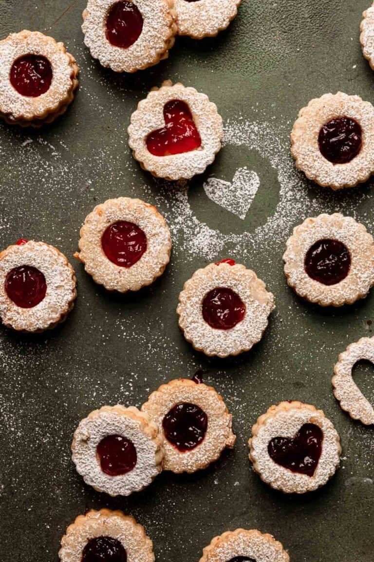Linzer Cookies Recipe - including step by step visuals and tips
