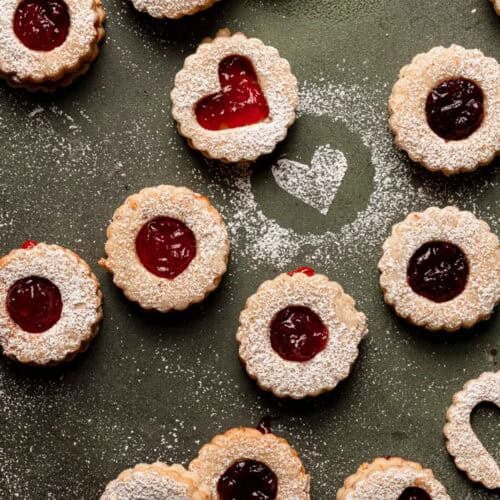 Linzer Cookies Recipe - including step by step visuals and tips
