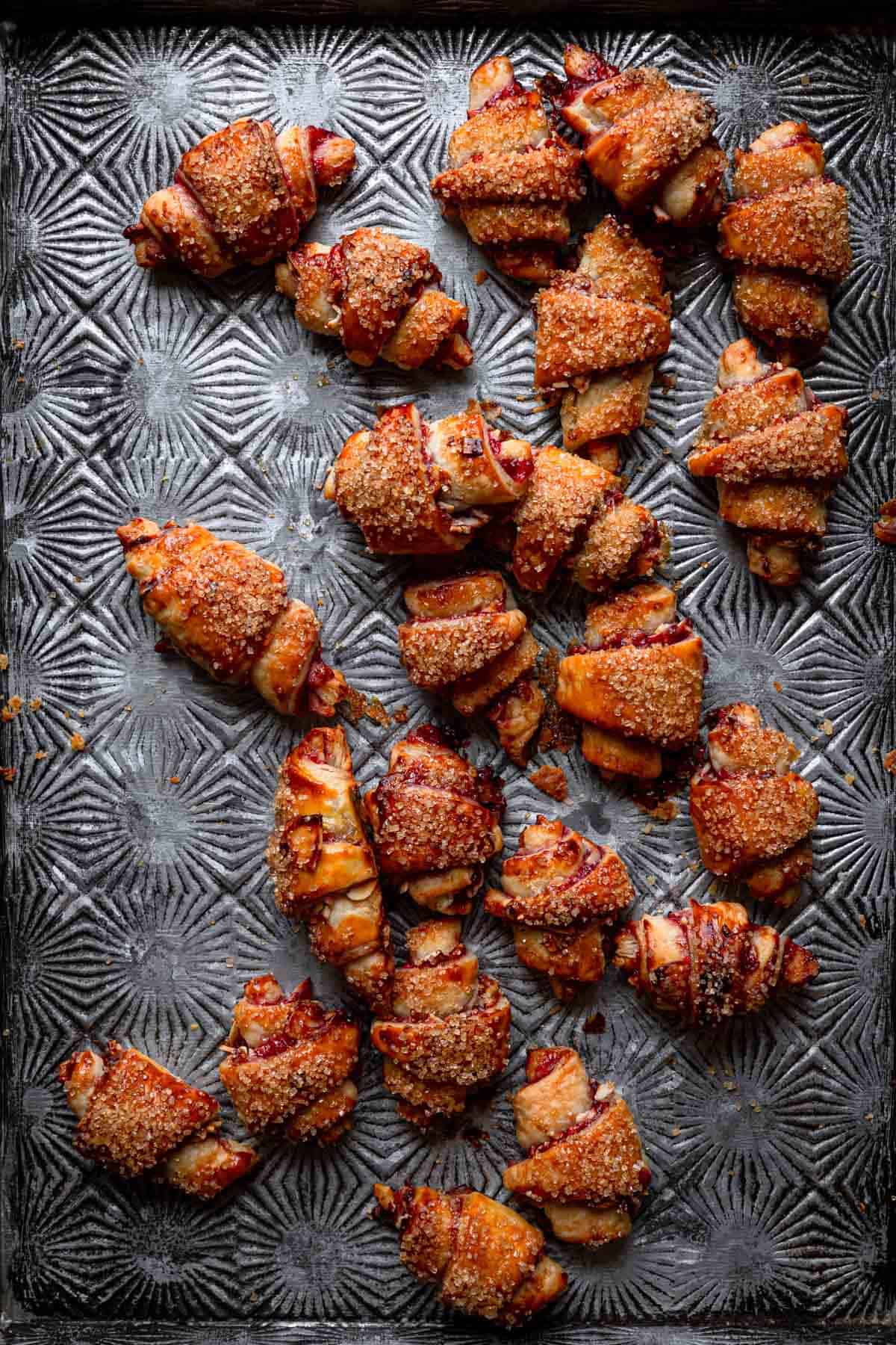 Raspberry Rugelach With Cream Cheese Dough