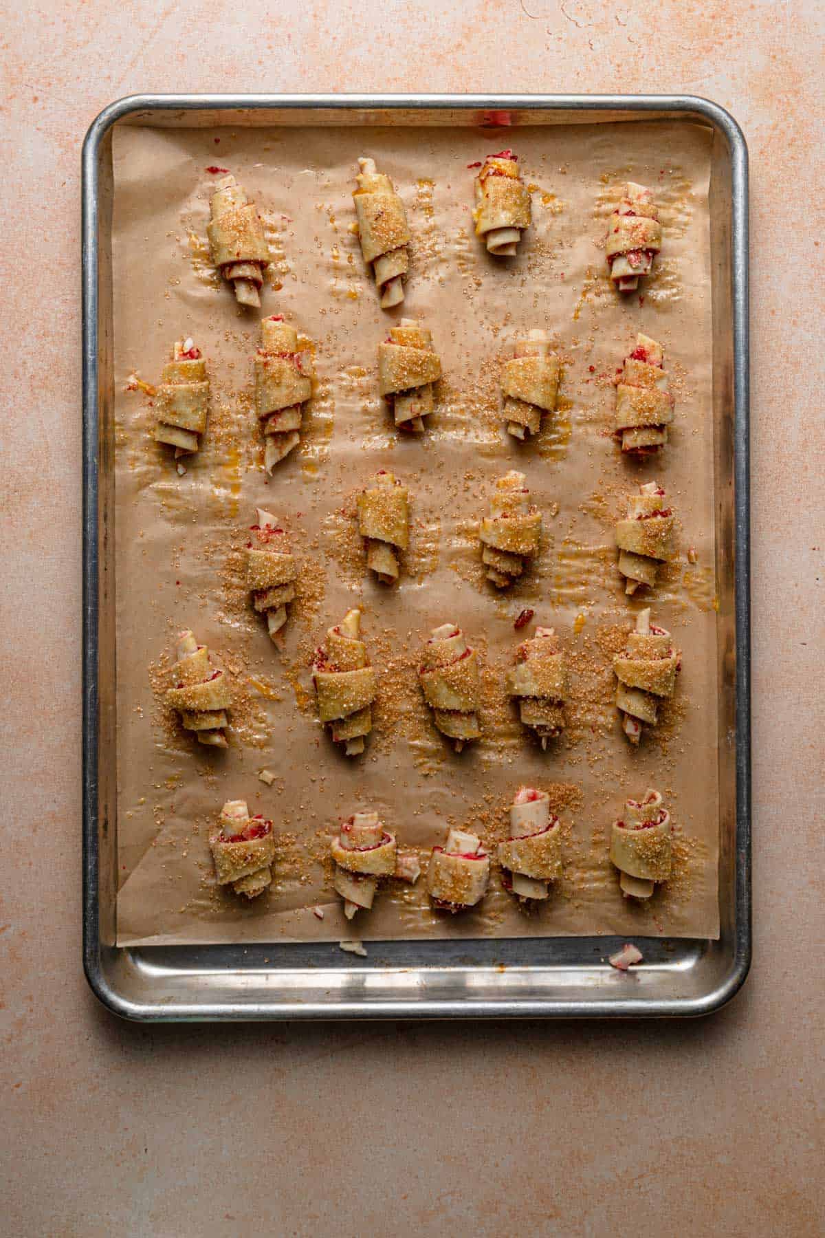 Raspberry Rugelach With Cream Cheese Dough