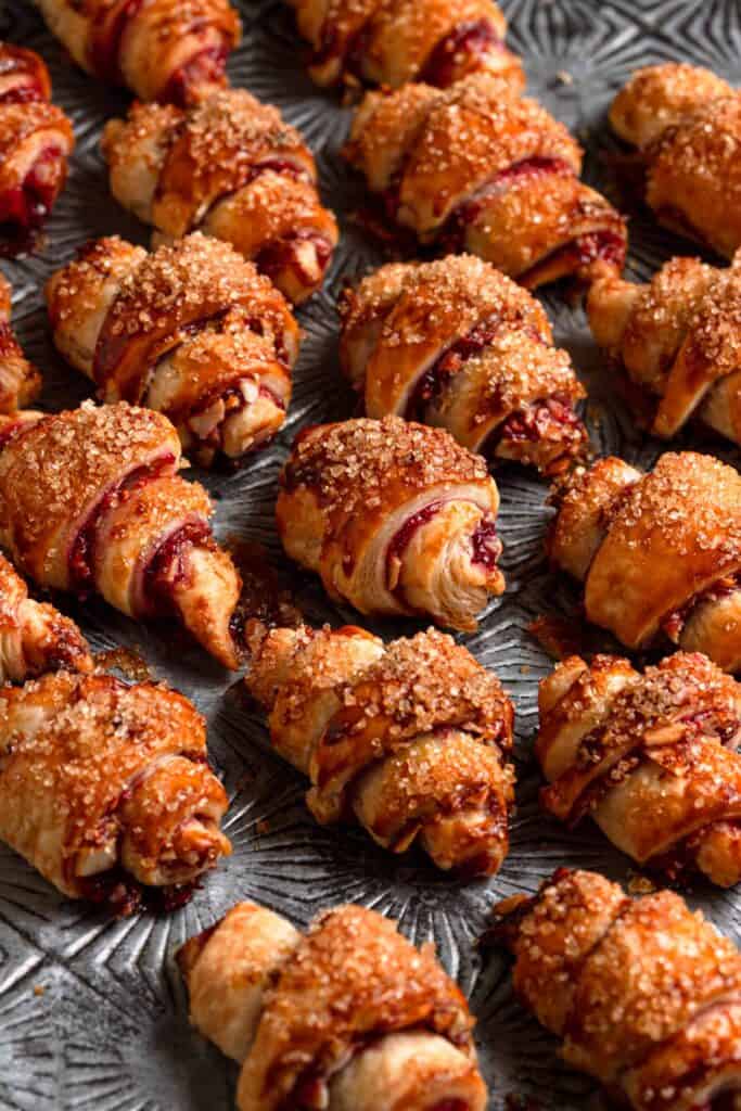 Raspberry Rugelach With Cream Cheese Dough