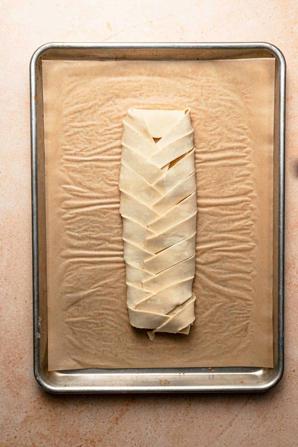 Almond pastry with a homemade cream cheese dough